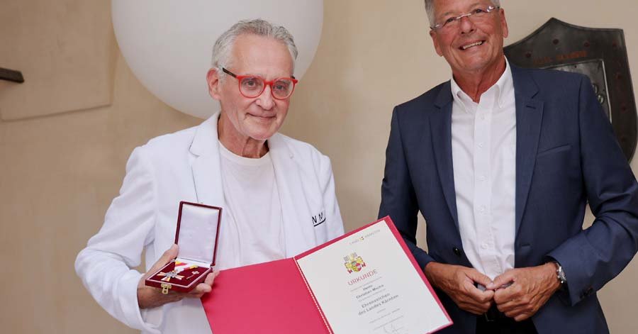 In Krumpendorf: Ehrenzeichen des Landes Kärnten an Christian Mucha ...