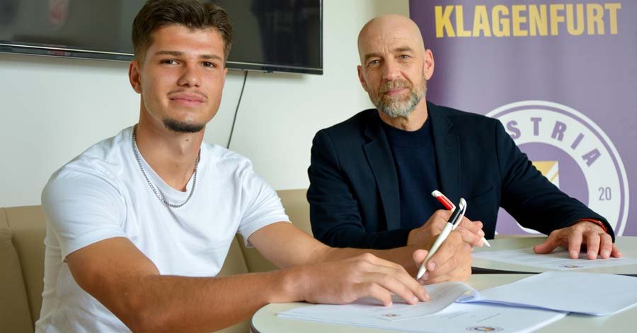 Vertrag bis 2028! Austria Klagenfurt bindet Top-Talent Dino Delic